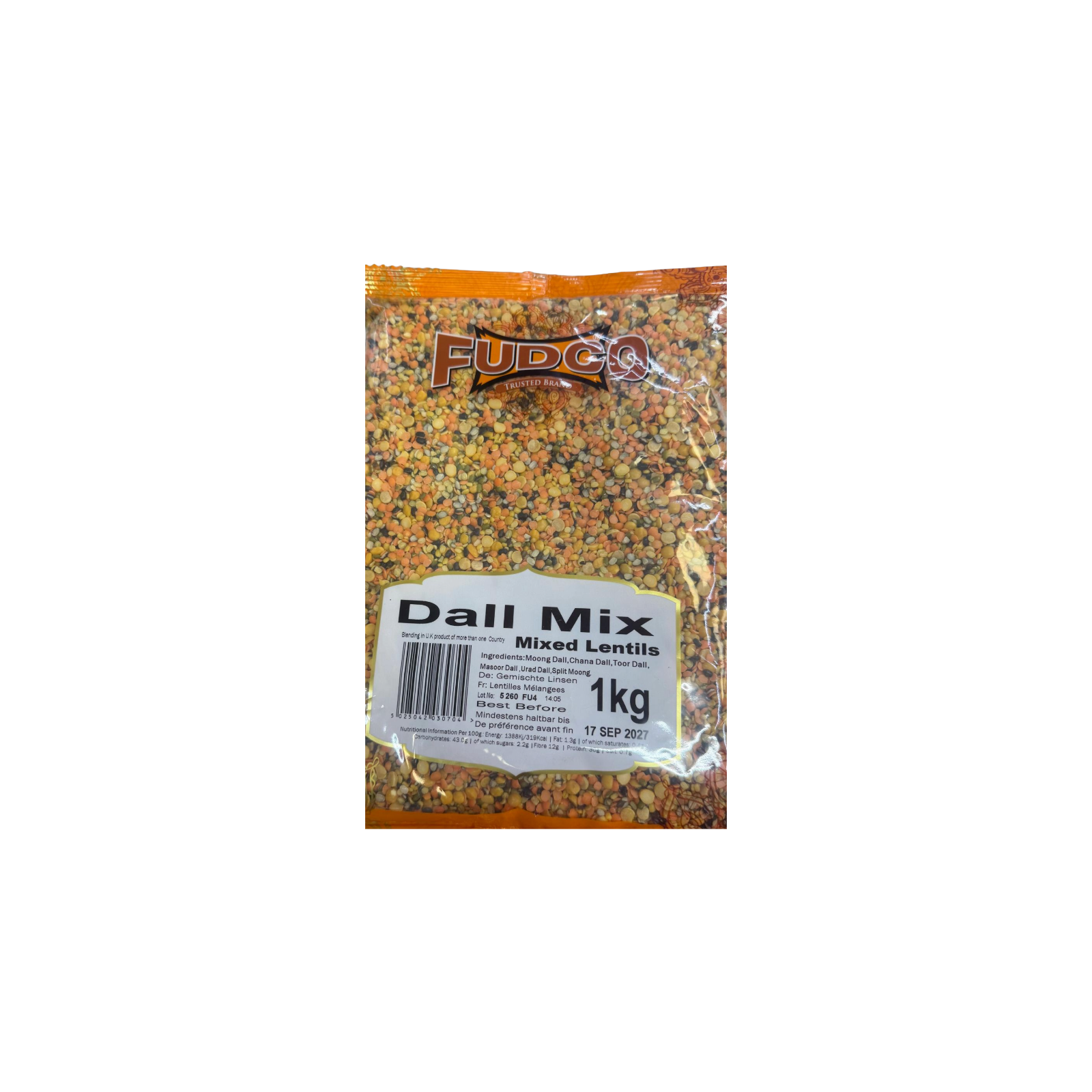 Fudco Dall Mix/Mixed Lentils 1kg - Desiee Styles
