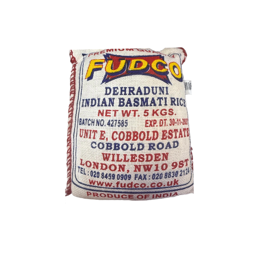 Fudco Dehraduni Indian Basmati Rice 5kg - Desiee Styles